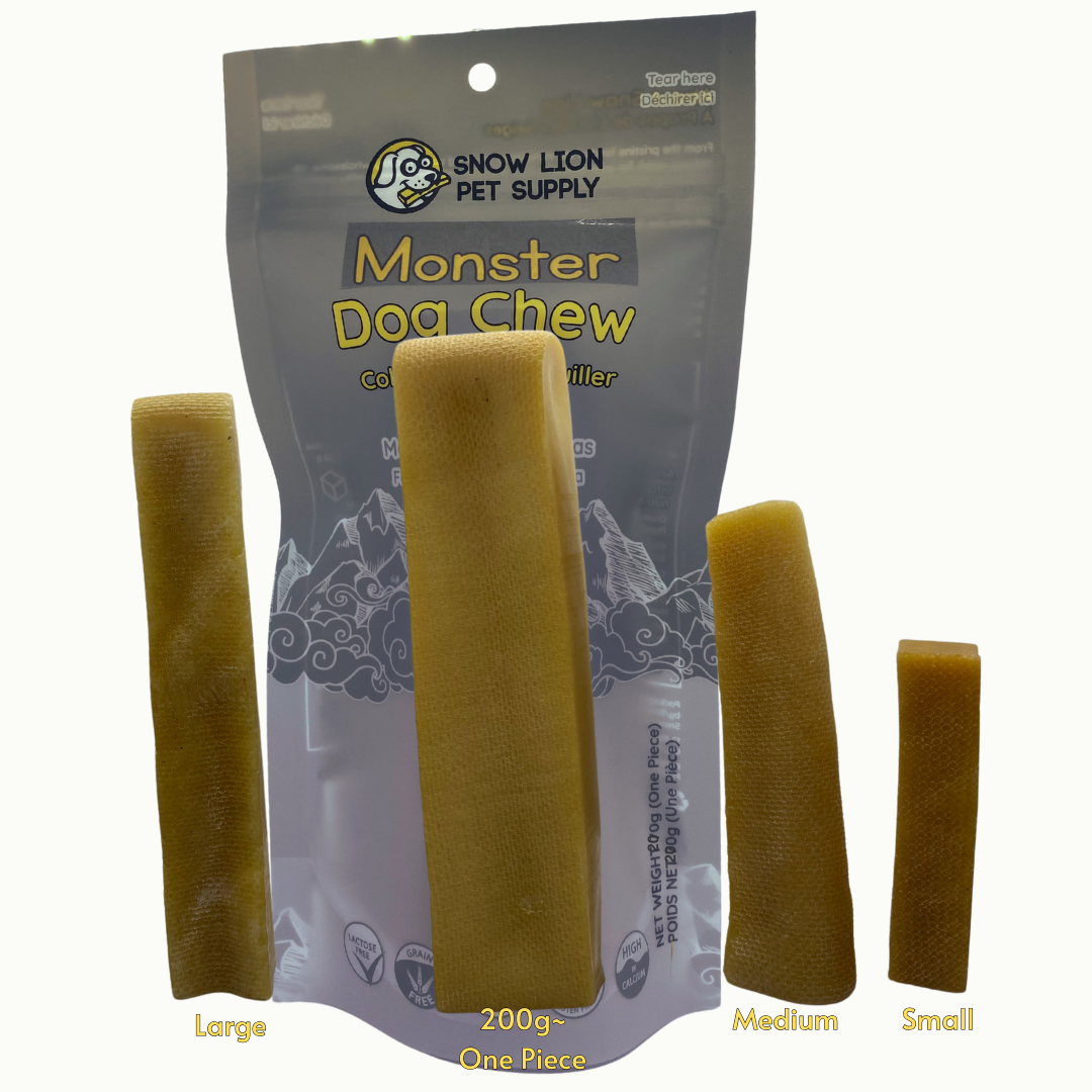 Snow Lion Pet Supply Yak Cheese Dog Chews | 1 Monster Sticks